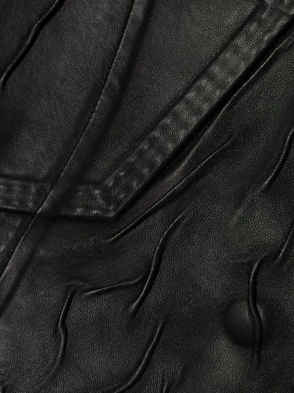 Acne Studios Crinkled Leather Jacket