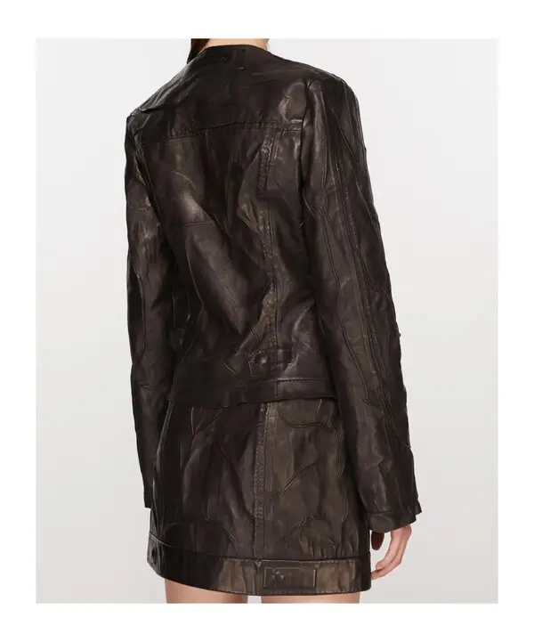 Acne Studios Crinkled Leather Jacket
