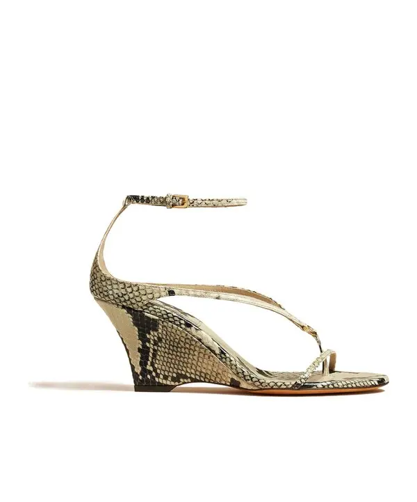 Khaite Marion 75mm Sandals - Nude