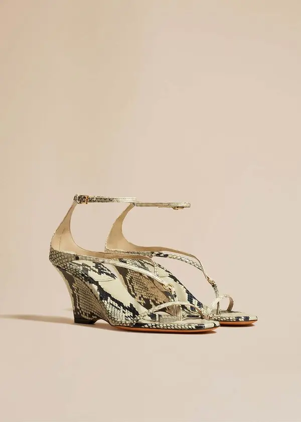 Khaite Marion 75mm Sandals - Nude
