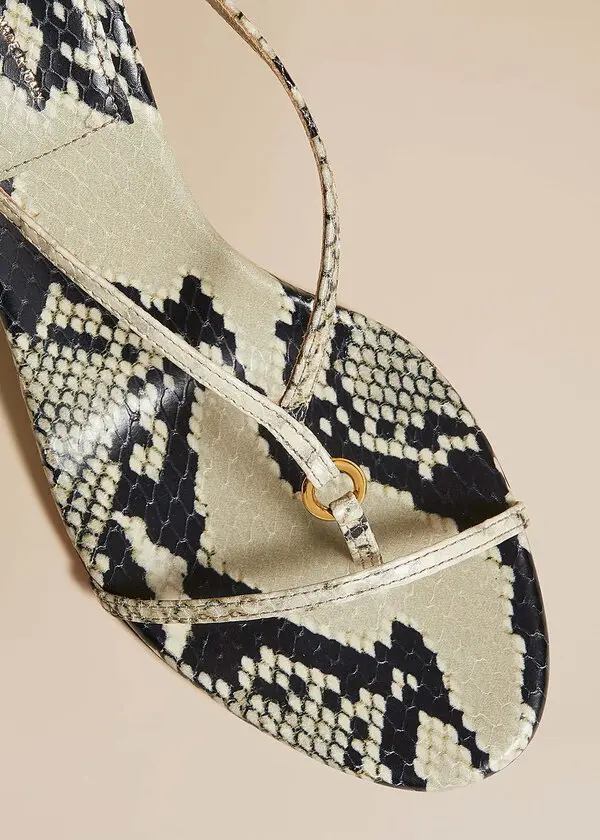 Khaite Marion 75mm Sandals - Nude