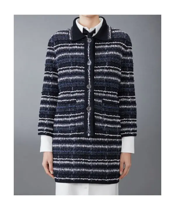 Thom Browne Bouclé Construction Tweed Jacket