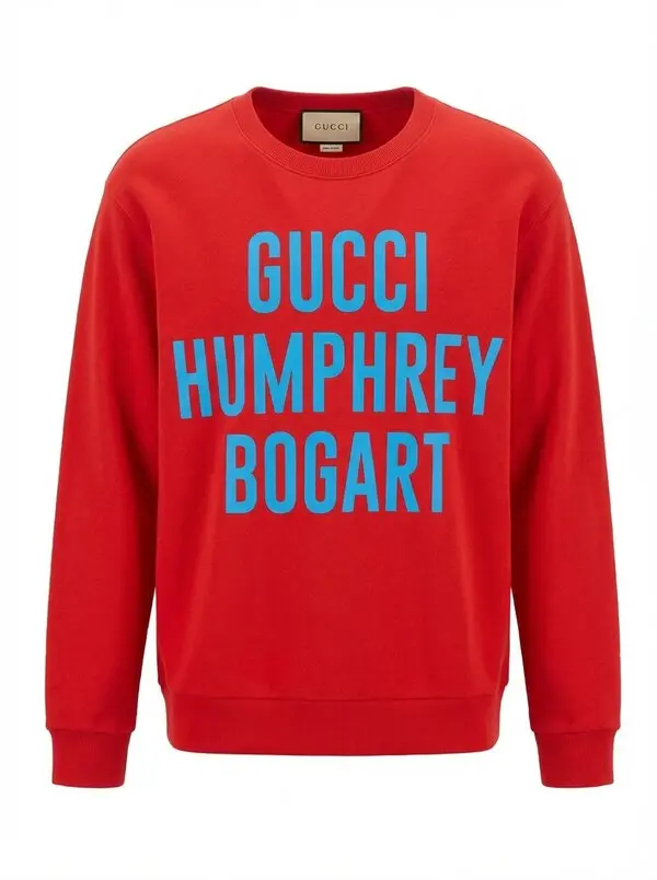 Gucci Humphrey Bogart Print Crewneck Sweatshirt