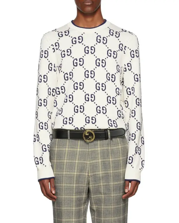 Gucci Humphrey Bogart Print Crewneck Sweatshirt - Red
