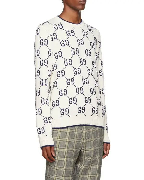Gucci Humphrey Bogart Print Crewneck Sweatshirt - Red