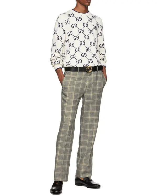 Gucci Humphrey Bogart Print Crewneck Sweatshirt - Red