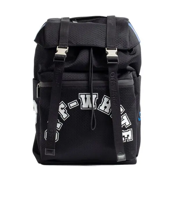 Off-White Logo Printed Backpack - Black