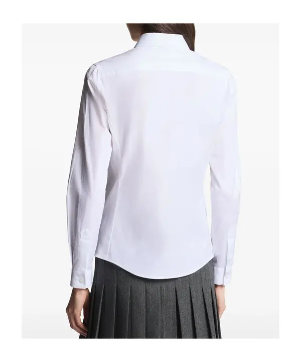 FAY Slim Stretch Poplin Shirt - White