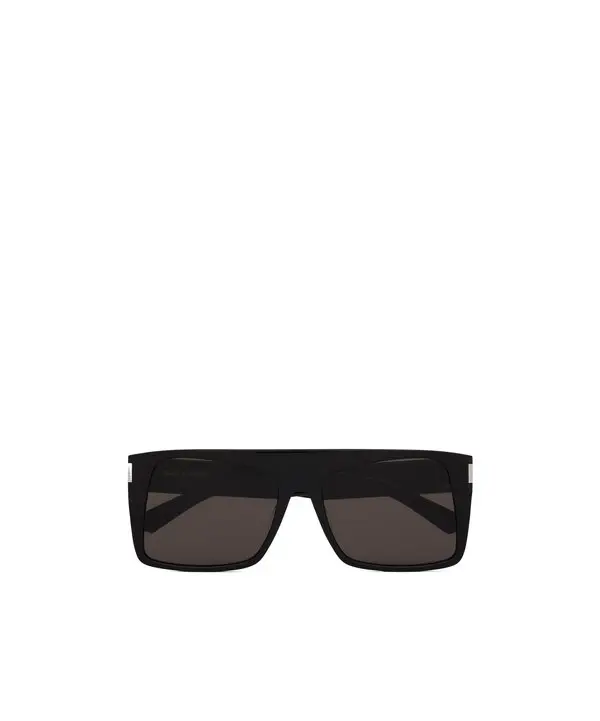 Saint Laurent Square Frame Sunglasses - Black