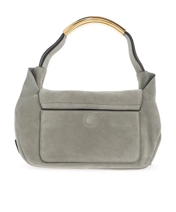 Moschino Handle Detail Cross Body Bag - Gray