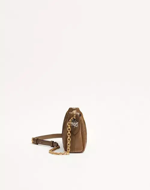 Valentino Garavani Panthea Vlogo Signature Shoulder Bag - Brown