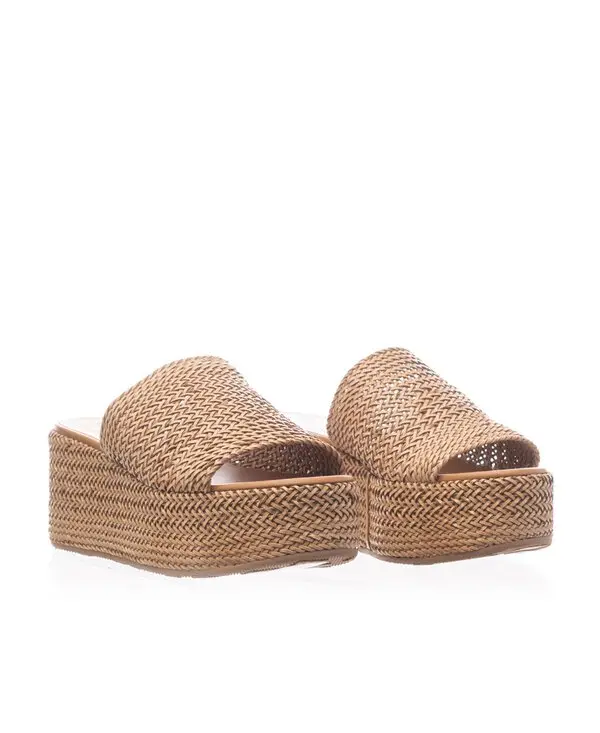 Casadei Slip-on Wedge Sandals