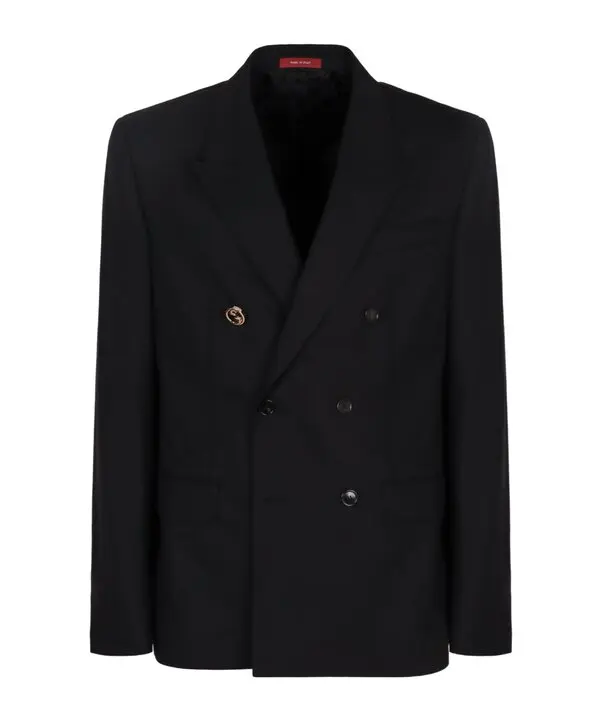 Gucci Double-breasted Jacket - Black
