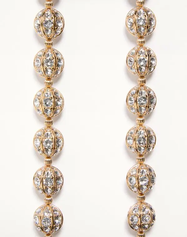 Valentino Garavani Crystal-embellished Sphere Necklace