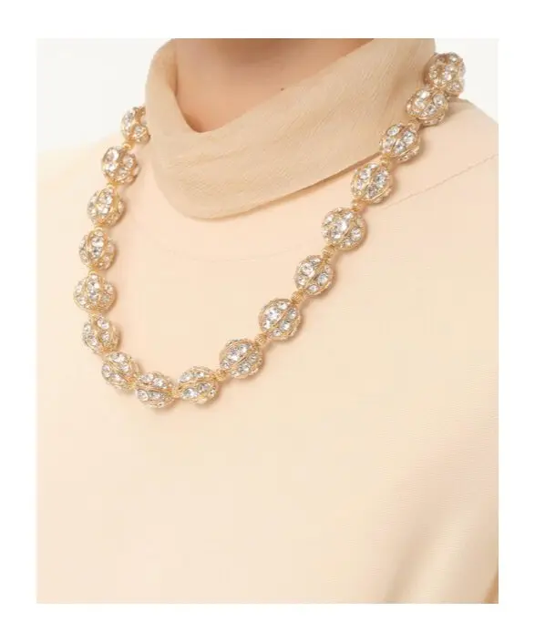 Valentino Garavani Crystal-embellished Sphere Necklace