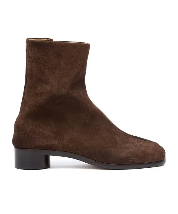 MAISON MARGIELA Tabi Toe Ankle Boots - Brown
