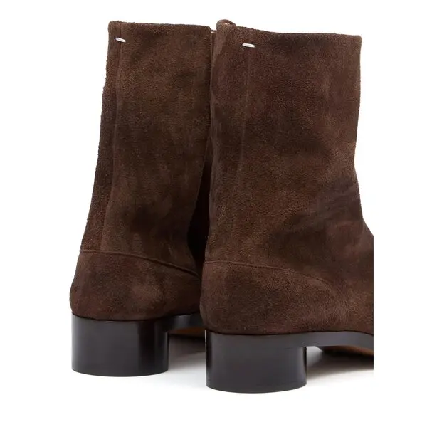 MAISON MARGIELA Tabi Toe Ankle Boots - Brown