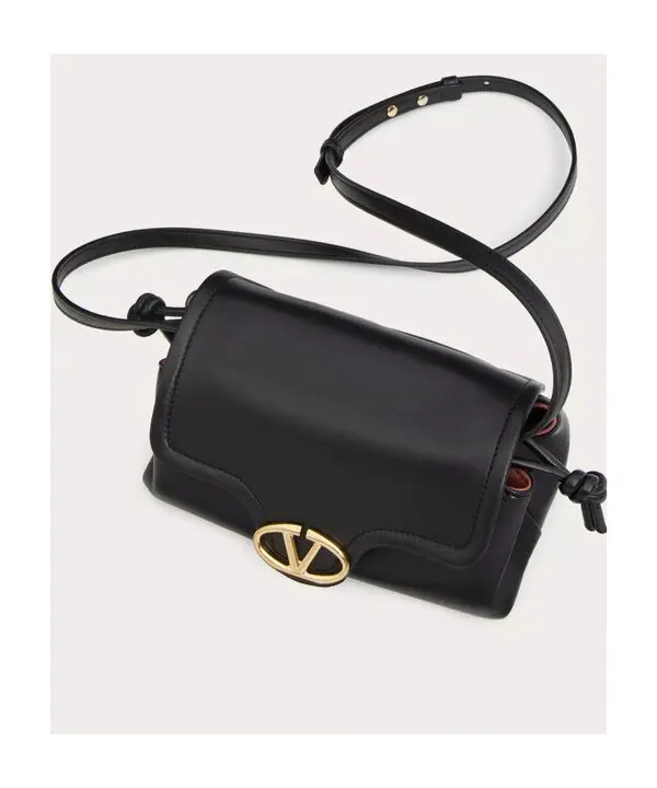 Valentino Garavani Vlogo Plaque Foldover Shoulder Bag