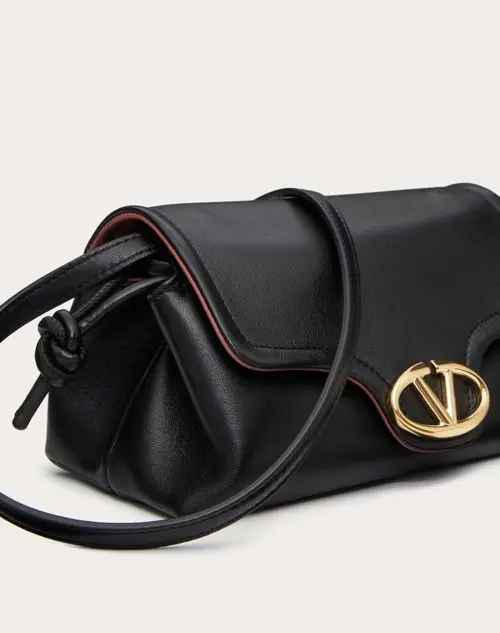 Valentino Garavani Vlogo Plaque Foldover Shoulder Bag