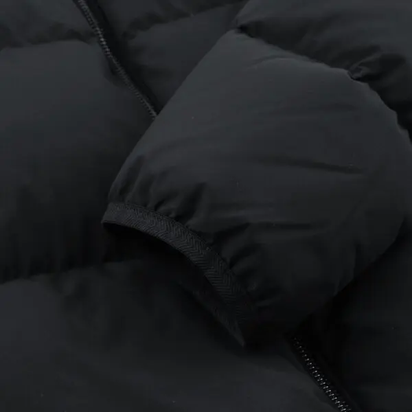 Emporio Armani High-neck Zip-up Padded Jacket - Black