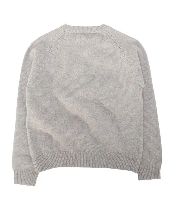 IL GUFO Christmas Tree Embellished Jumper - Gray
