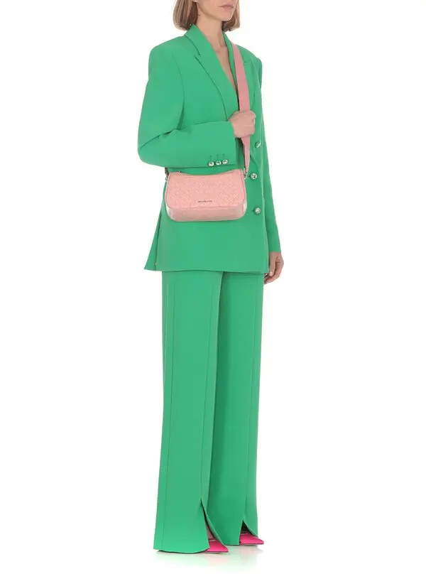 Michael Kors Jet Set Monogram Crossbody Bag