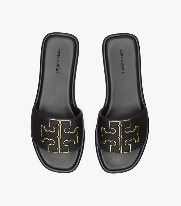 Tory Burch Double T Sport Slides