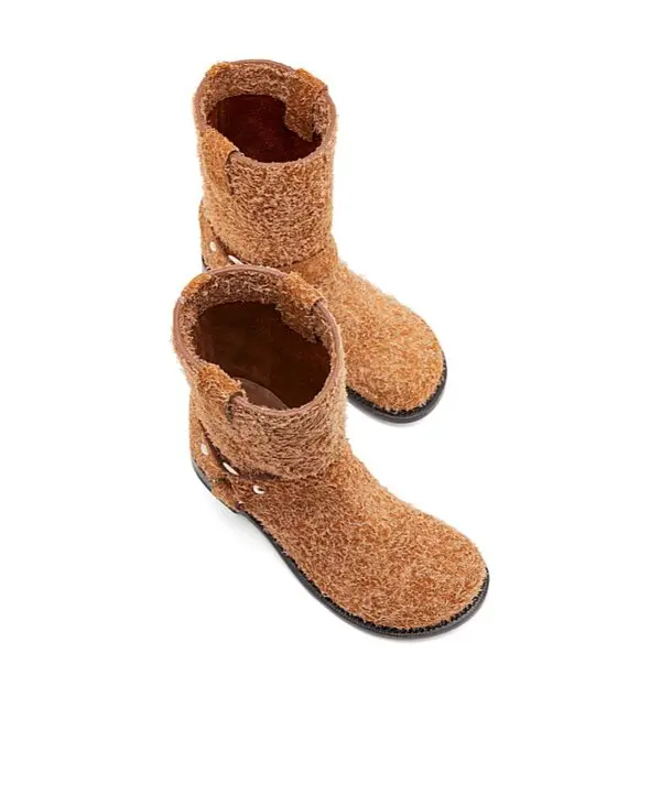 Loewe Campo Biker Ankle Boots