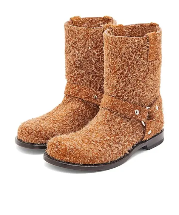 Loewe Campo Biker Ankle Boots
