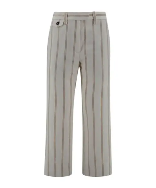 Brunello Cucinelli Striped Straight-leg Trousers