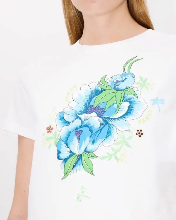 Kenzo Peonies Printed T-shirt