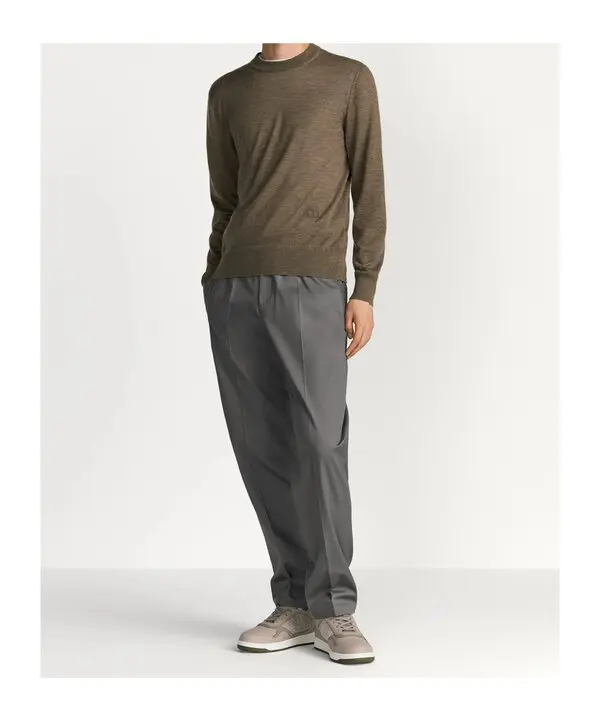 Dior Cd Icon Round Neck Sweater - Brown