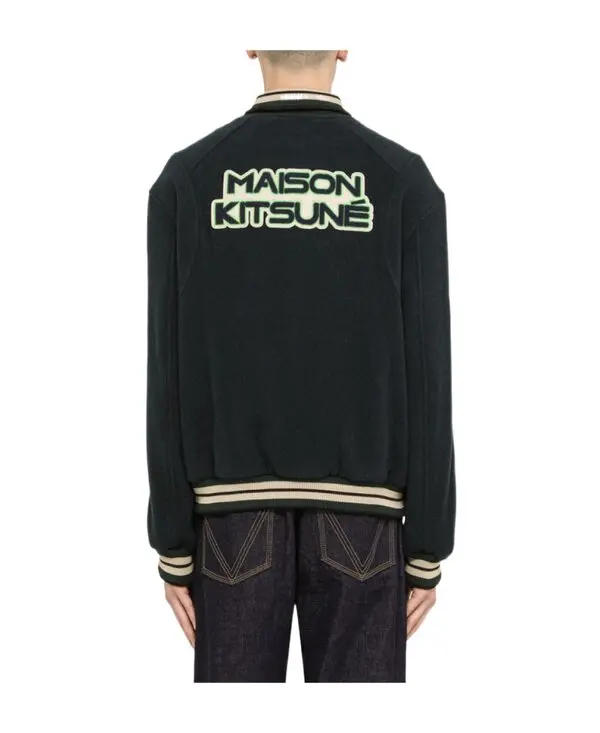 Maison Kitsuné Logo Varsity Jacket