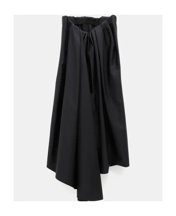 Givenchy Asymmetrical Sleeveless Dress With Logo Motif Plaque