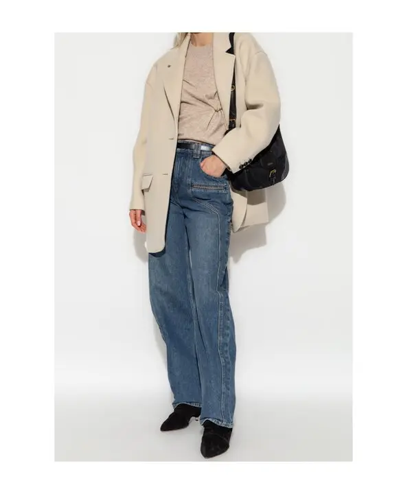 Isabel Marant Étoile Single-breasted Coat - Cream