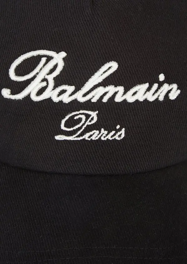 Balmain Logo Signature Baseball Cap