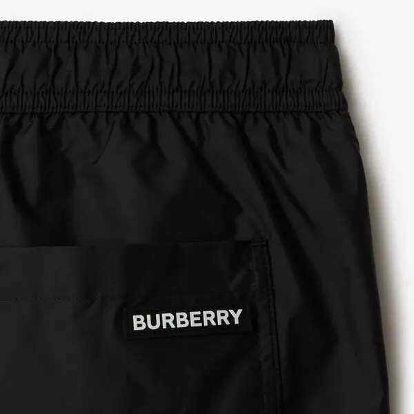 Burberry Swim Shorts With Elastic Drawcord Waist