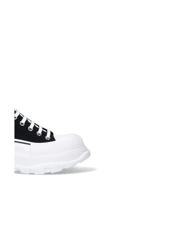 Alexander McQueen Tread Slick Lace-up Boots - White
