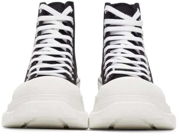 Alexander McQueen Tread Slick Lace-up Boots - White