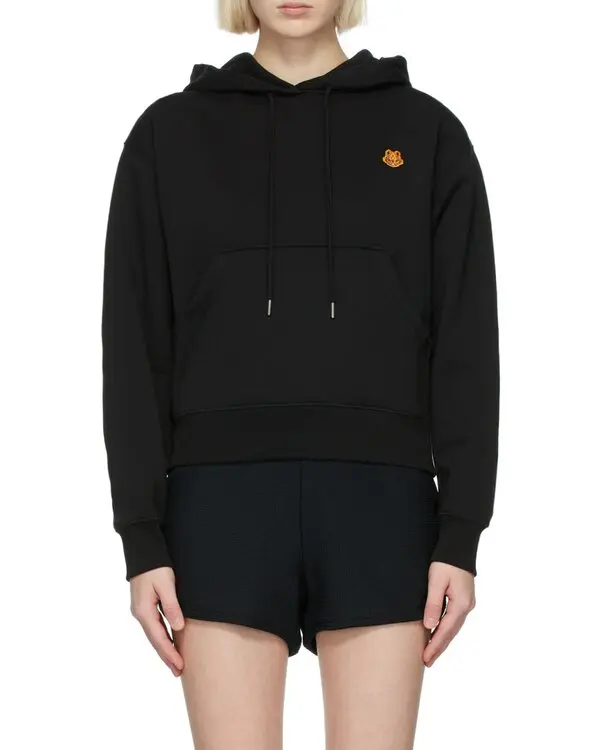 Kenzo Tiger Crest Embroidered Drawstring Hoodie