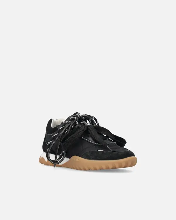 Pinko Gea Lace-up Sneakers - Black