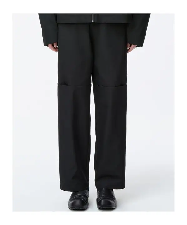 ADER ERROR Low-waisted Slacks With Horizontal Pleats