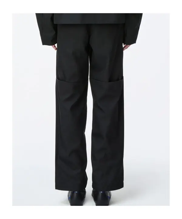 ADER ERROR Low-waisted Slacks With Horizontal Pleats