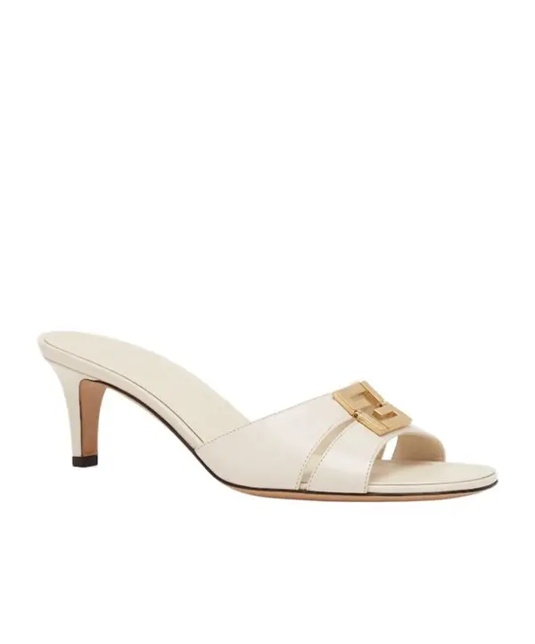 Fendi Ff Logo Plaque Sandals