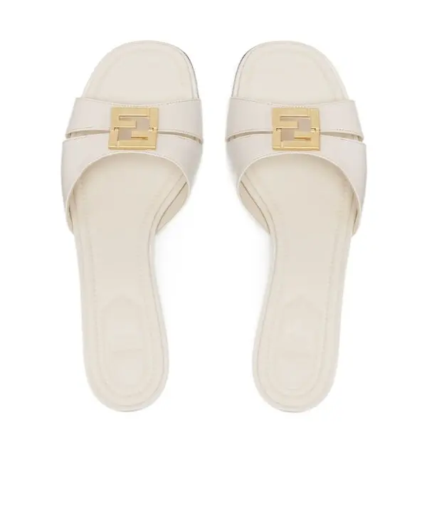 Fendi Ff Logo Plaque Sandals