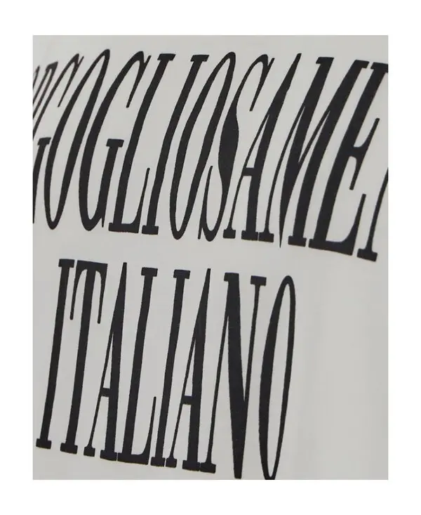 Dolce & Gabbana Dg Plaque Slogan Print T-shirt
