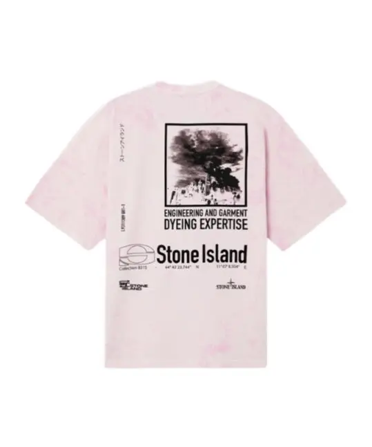 Stone Island Logo Printed Crewneck T-shirt