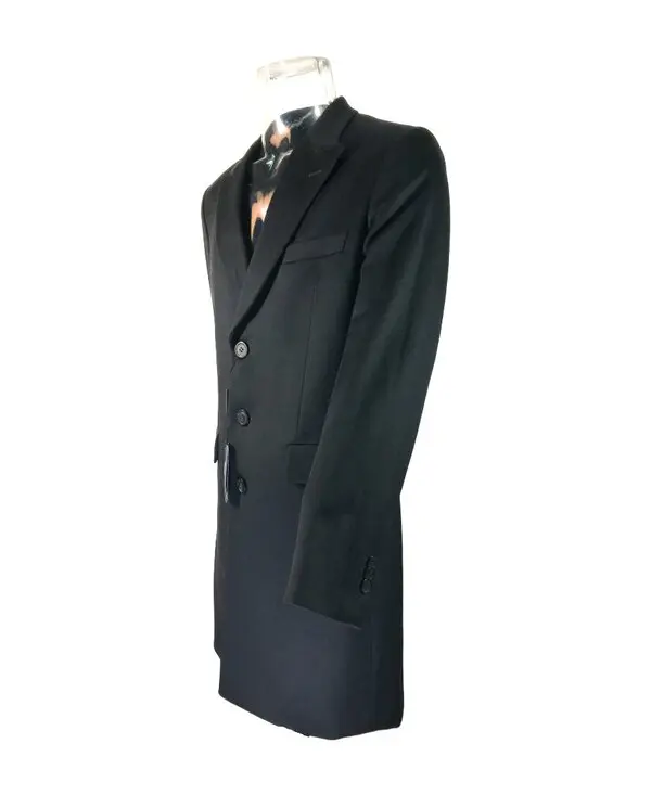 Emporio Armani Single-breasted Wool Coat
