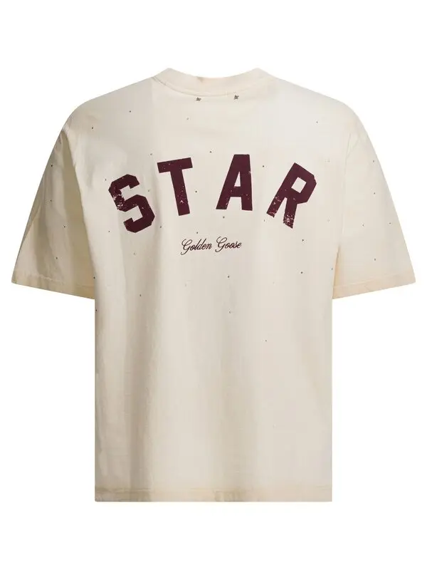 GOLDEN GOOSE Star Printed Crewneck T-shirt