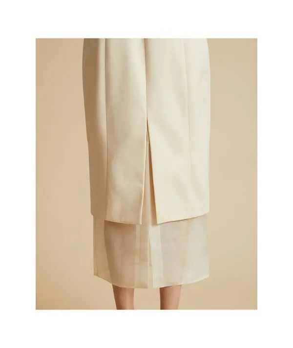 Khaite Sleeveless Layered Sheer Dress